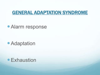Stress in working women | PPTX