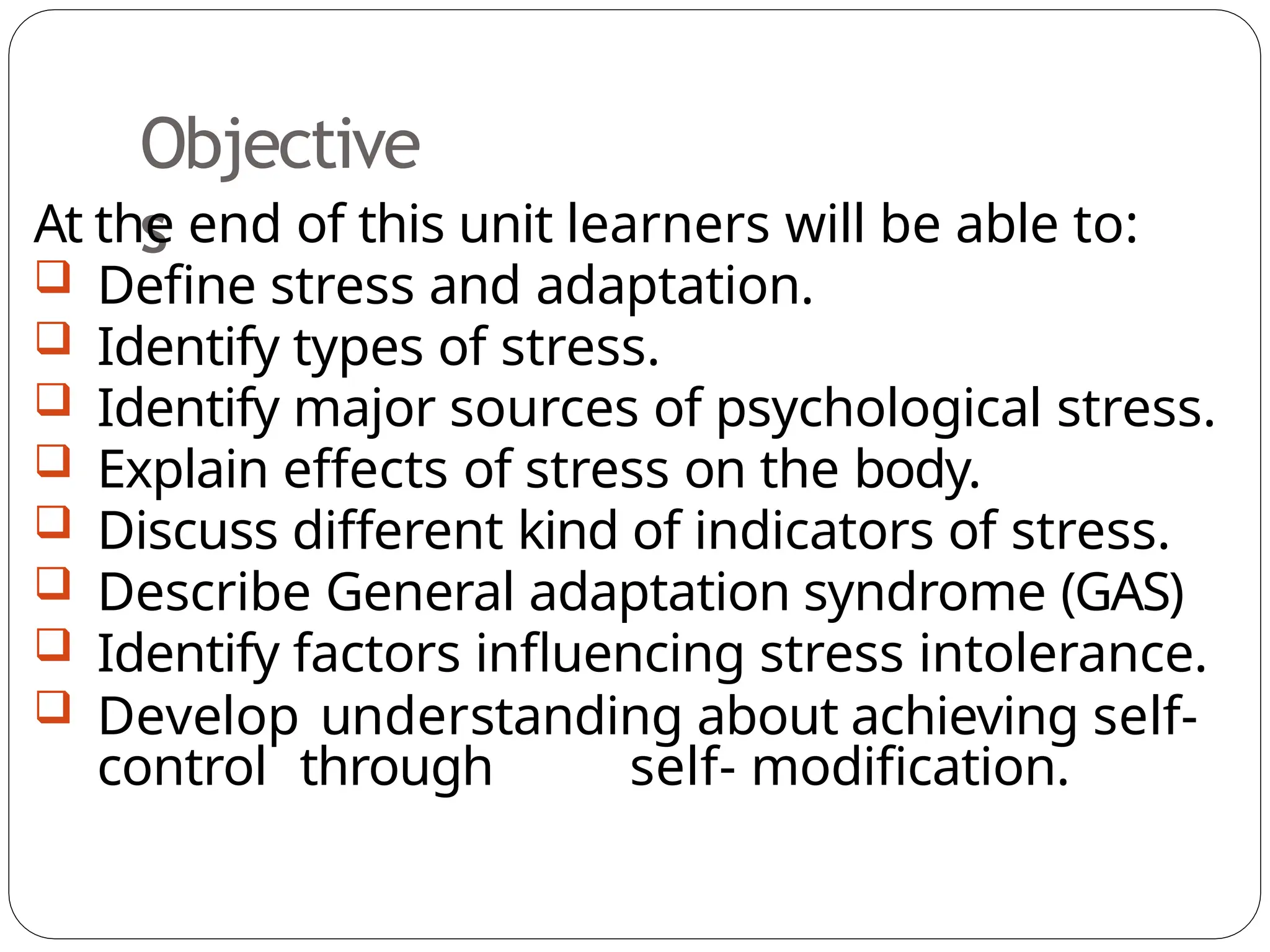 stress & its effects- for Nursing Student | PPTX