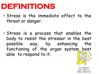 Stress And Its Management - Mental Health Nursing | PPT