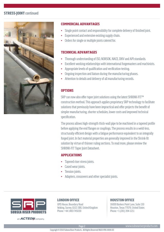 Stress Joint | PDF
