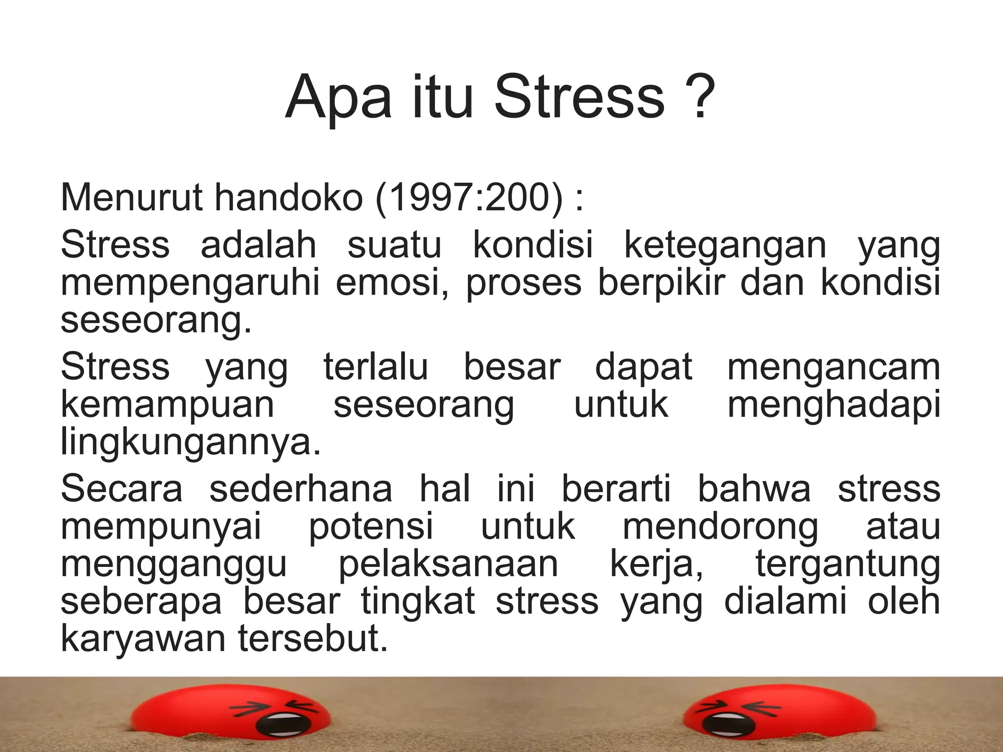 Stress kerja | PPS