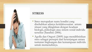 Stress Kerja | PPTX