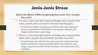 Stress Kerja | PPTX