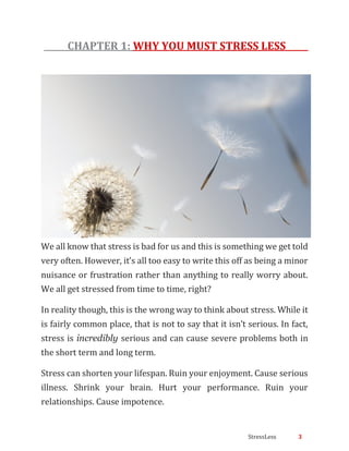 Stress less | Stress Management | Depression Management | PDF