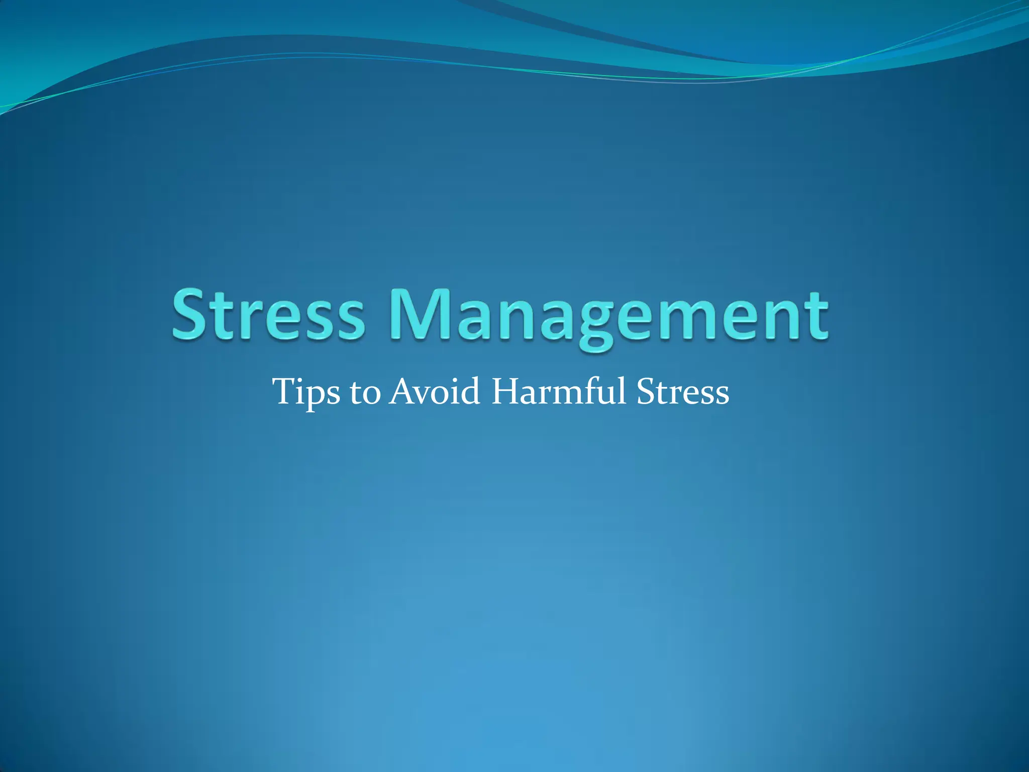 Stress and stress Management techniques.pdf