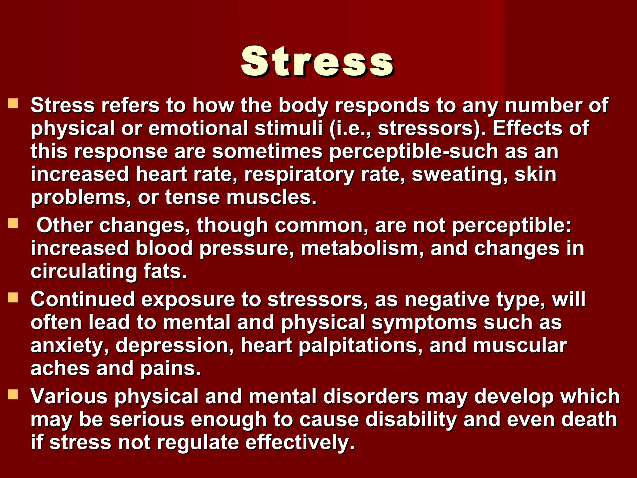 Stress managemant | PPT