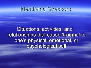 Stress Management | PPT