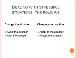 Stress management | PPTX