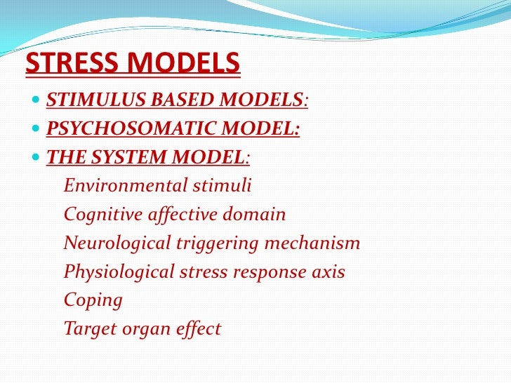 Stress management Stress management