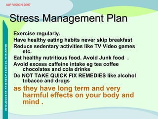 Stress management | PPT | Mental Health | Diseases and Conditions