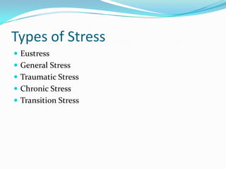 Stress management | PPTX | Diseases and Conditions | Medical Health