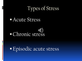 Stress management | PPTX