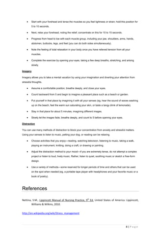 Stress management | PDF