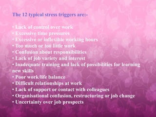 Stress management | PPTX