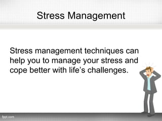 Stress management | PPT