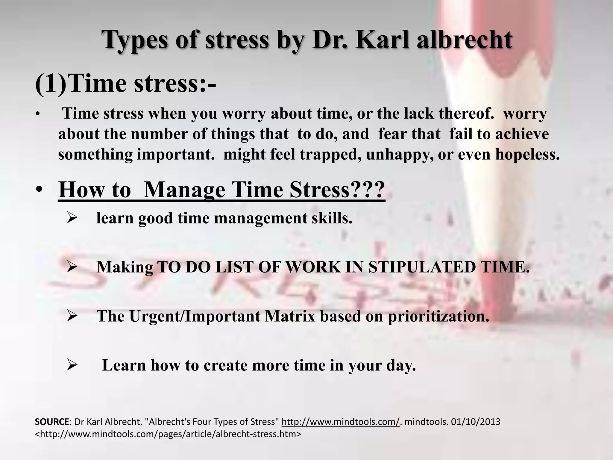 Stress management | PPTX