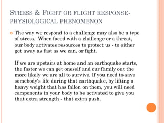 Stress management | PPTX