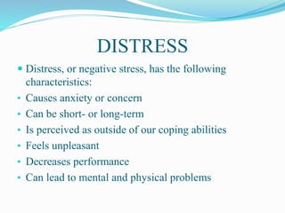 Stress management | PPTX | Mental Health | Diseases and Conditions