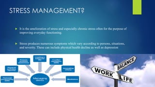 Stress management | PPTX