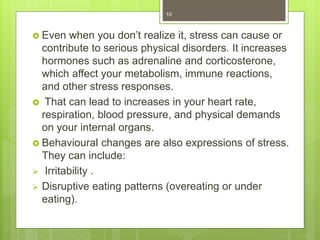 Stress management | PPTX