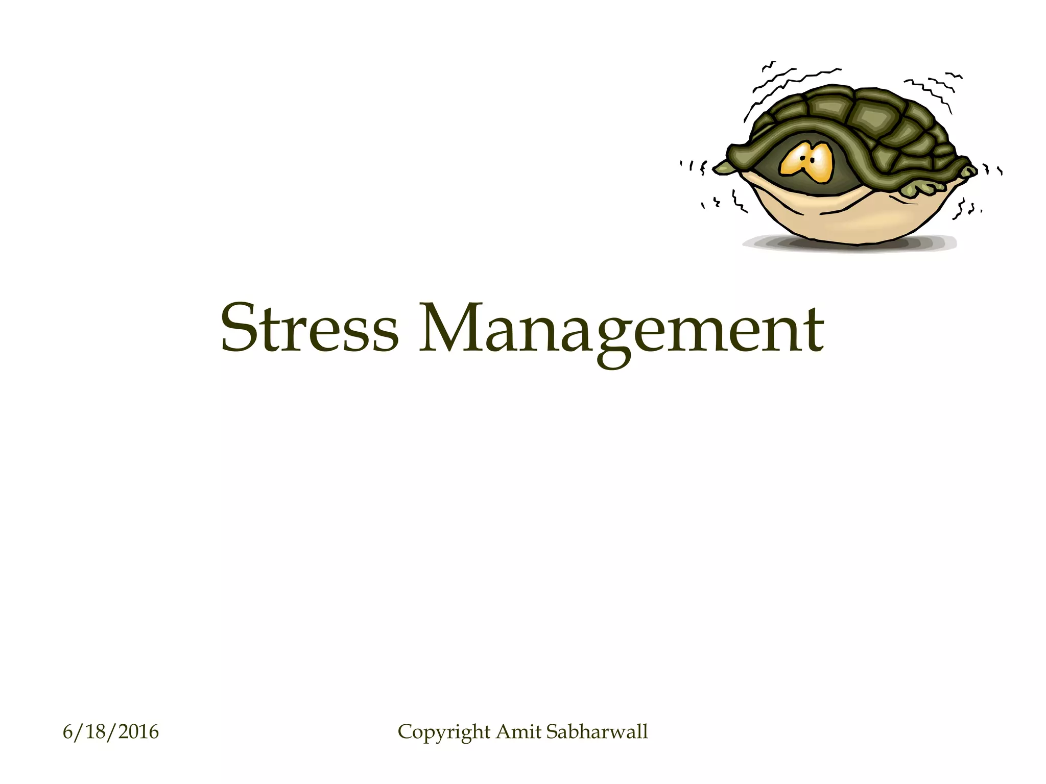 Stress management & How to get rid of Stress . | PPT
