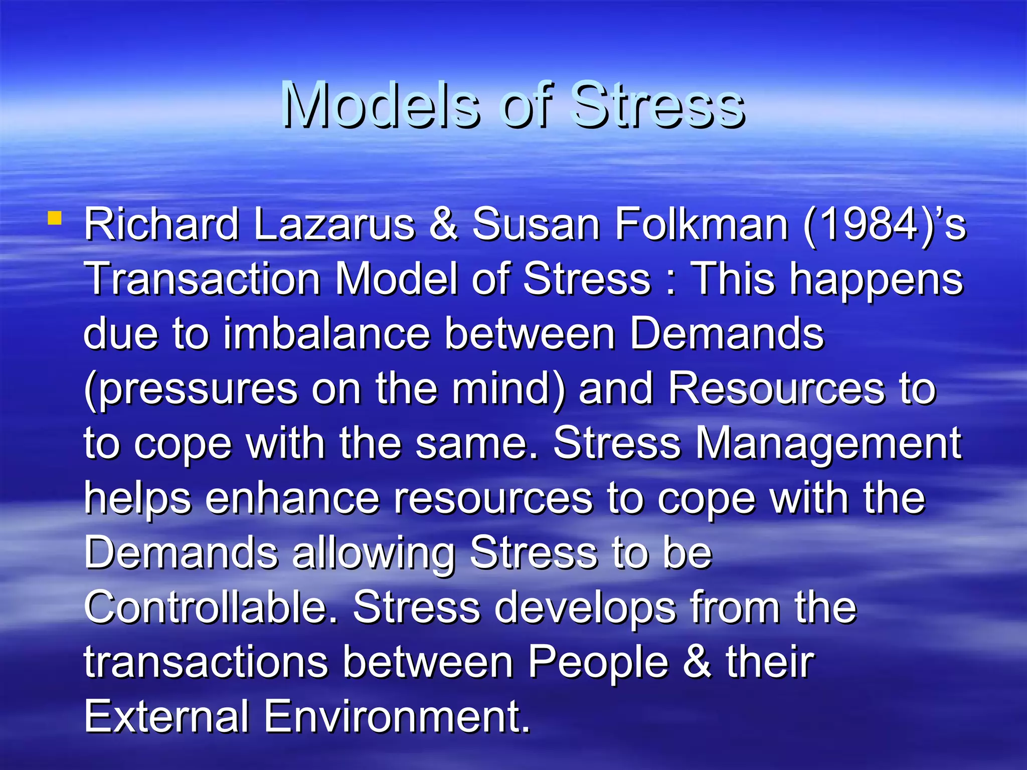 Stress management | PPT