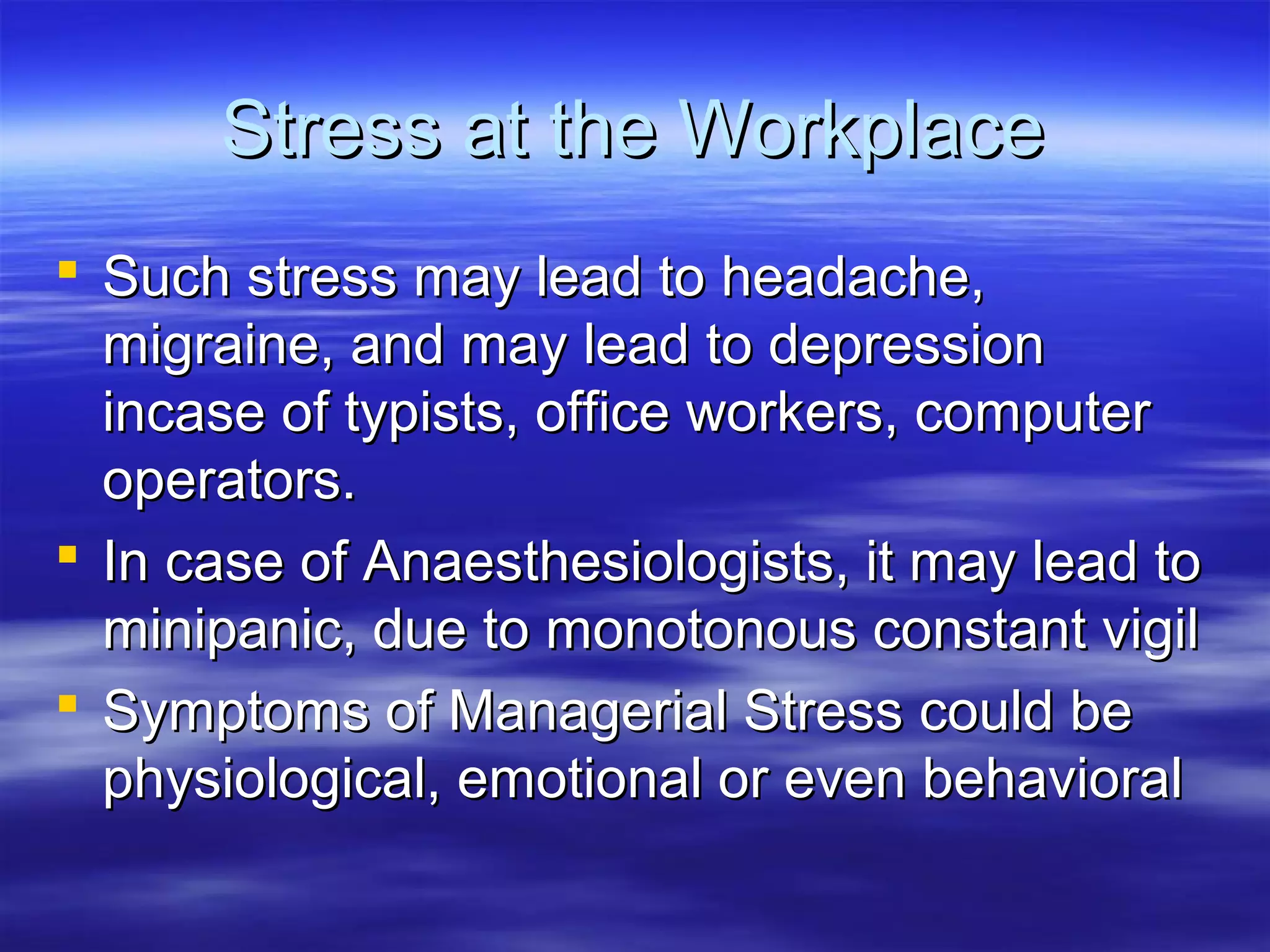 Stress management | PPT