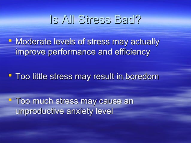 Stress management | PPT