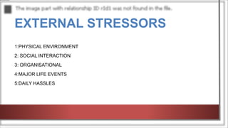 Stress management | PPTX | Mental Health | Diseases and Conditions