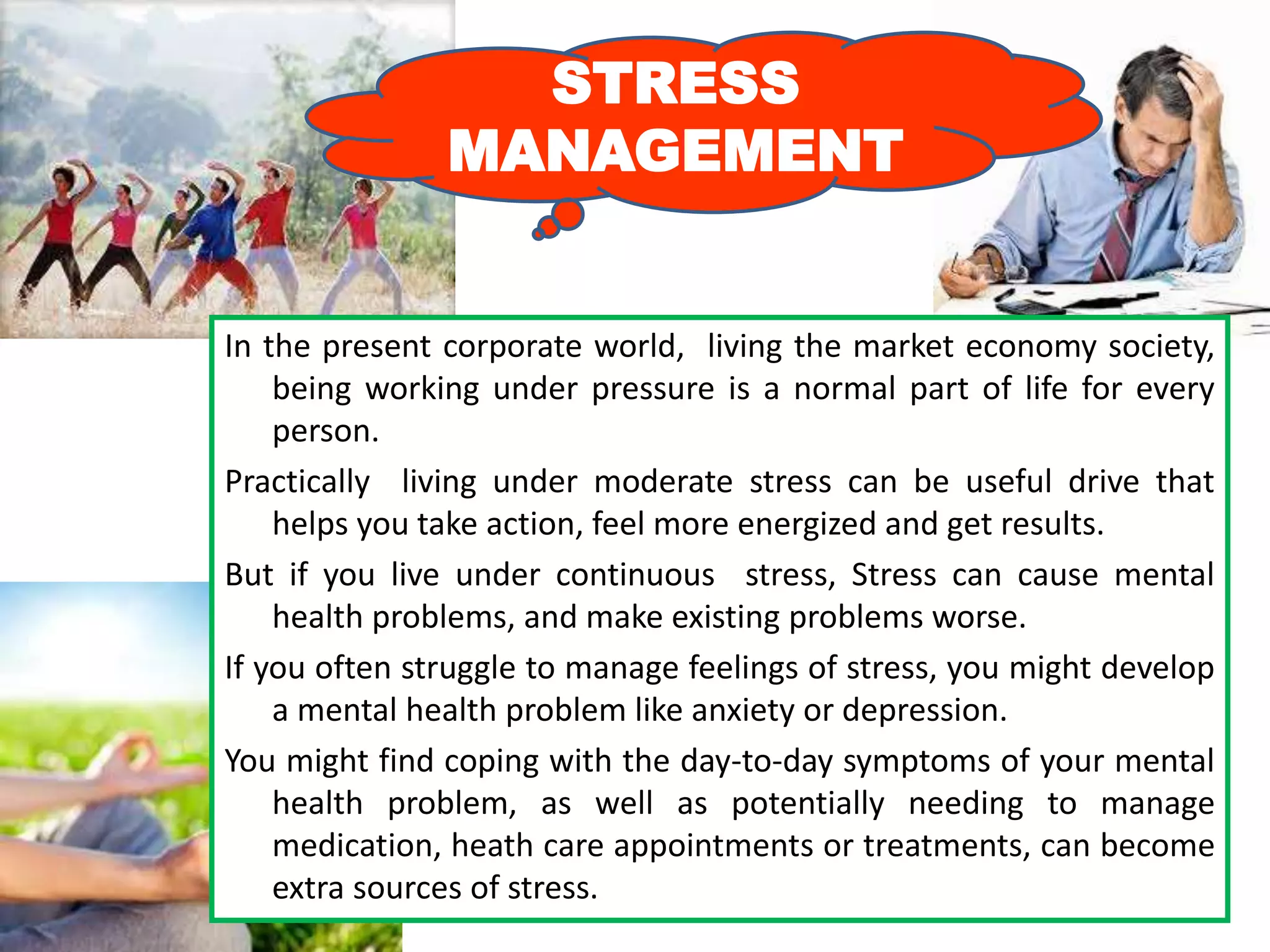Stress management | PPTX