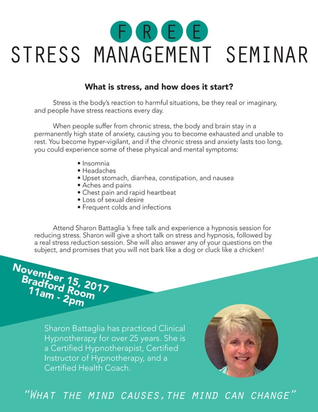 Stress Management Flyer | PDF