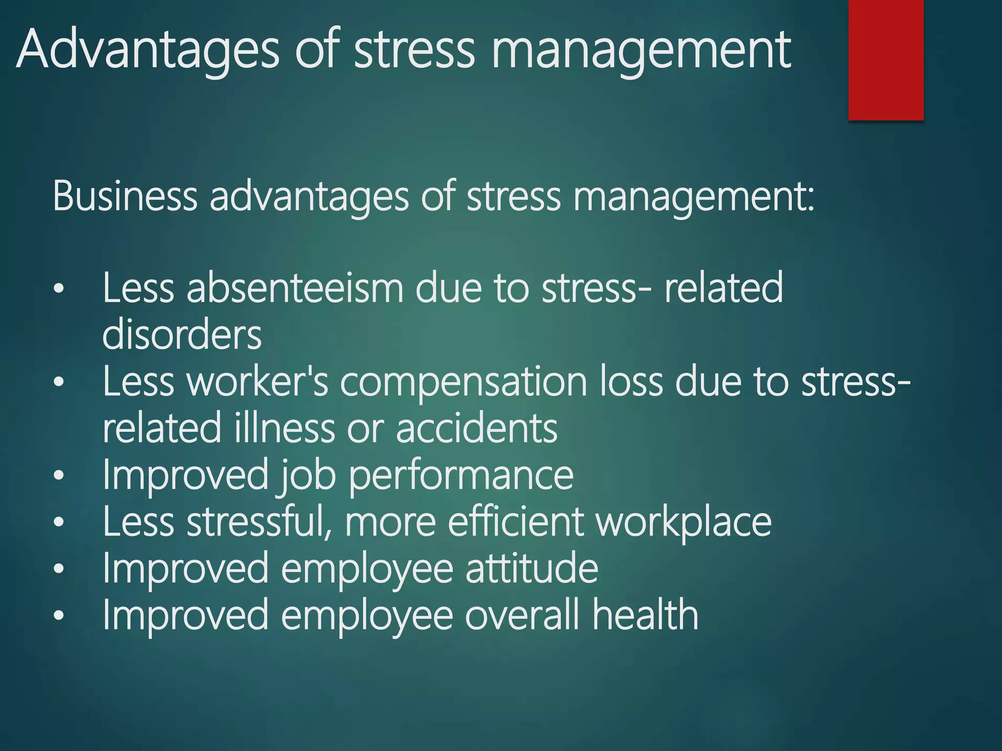 Stress Management | PPTX