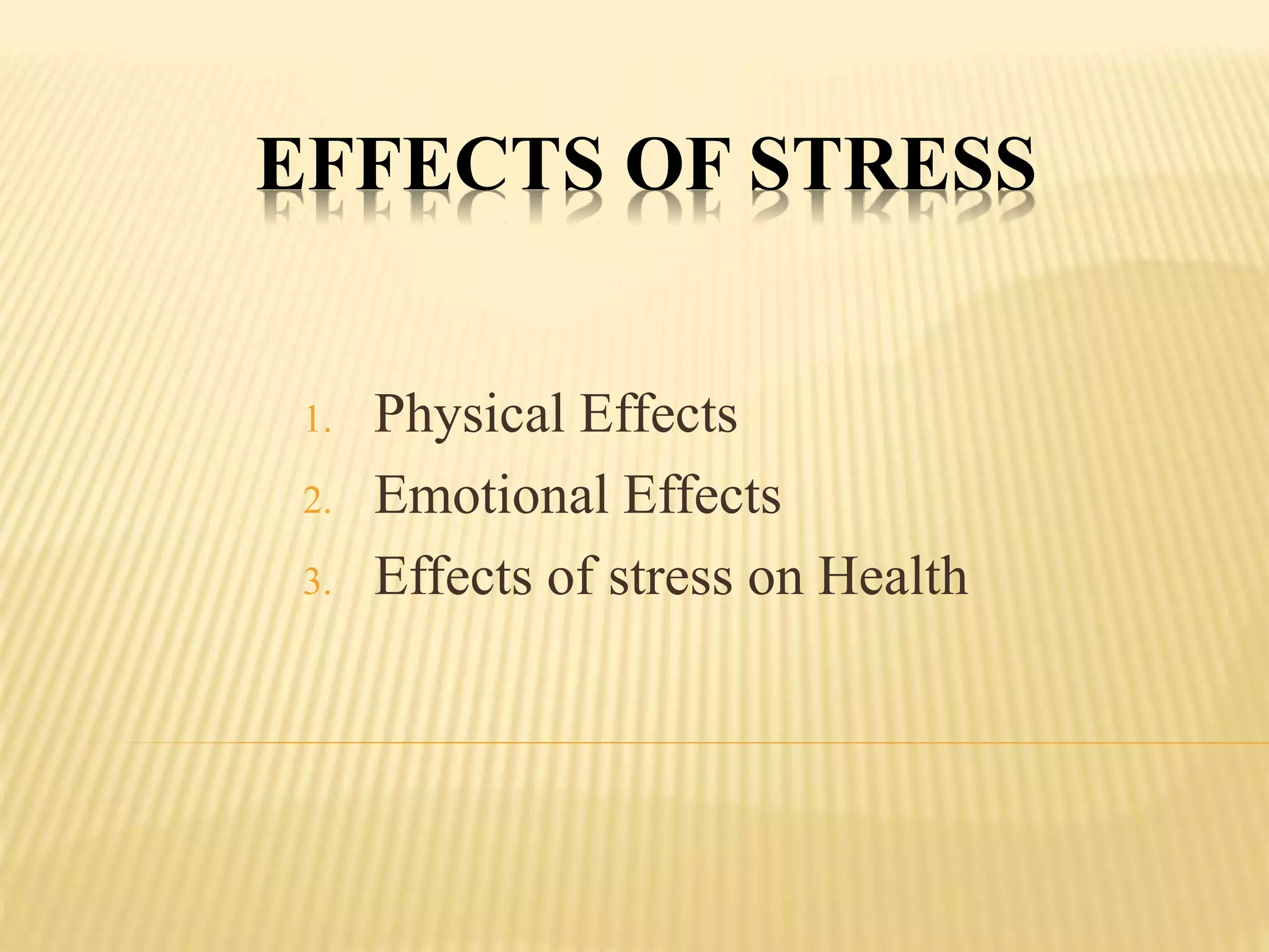 Stress management | PPTX