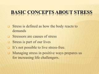 Stress management | PPT