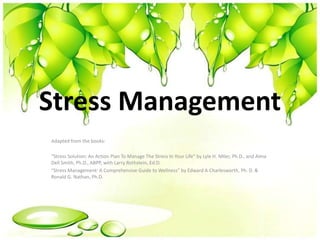 Stress management and Time Management | PPTX