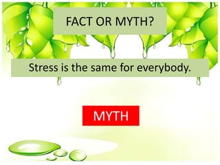 Stress management and Time Management | PPTX