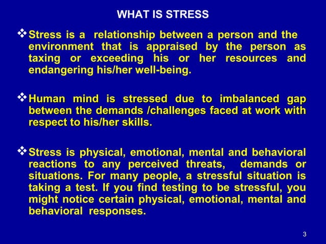 Stress management | PPT