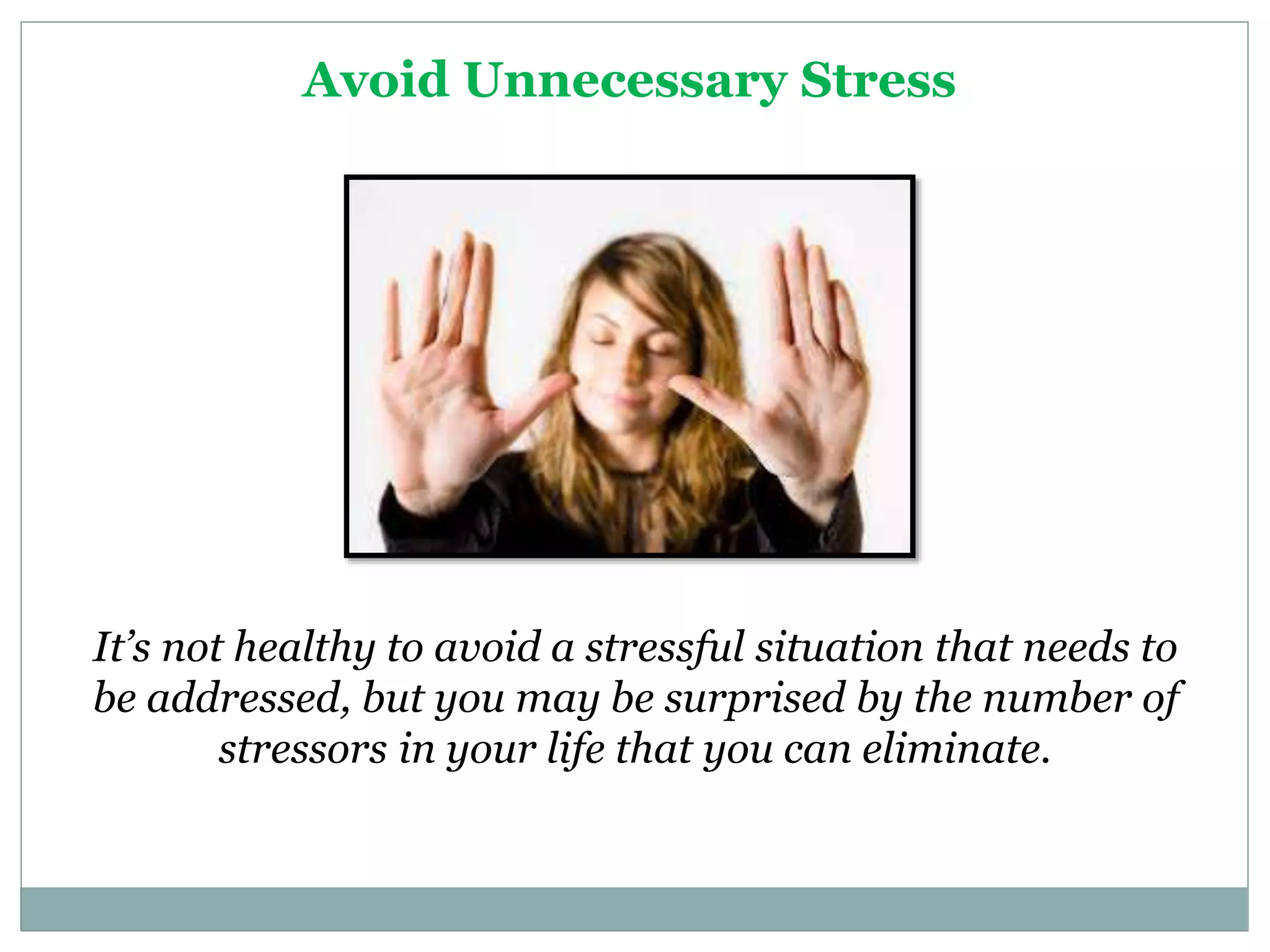 Stress management | PPTX