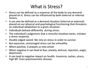 Stress Management | PPTX