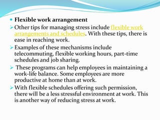 Stress management | PPTX