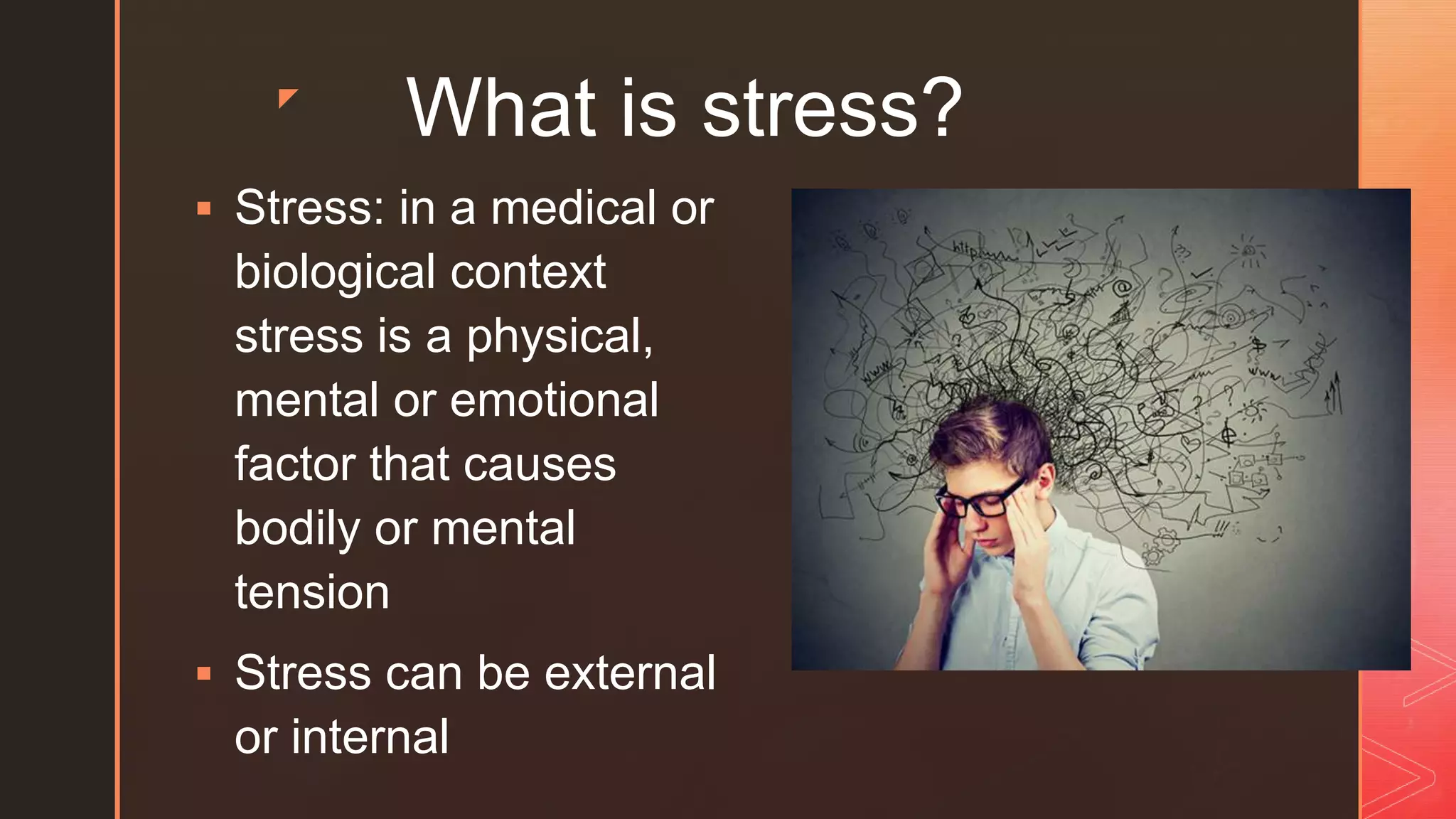 Stress management in teens and aduls | PPTX