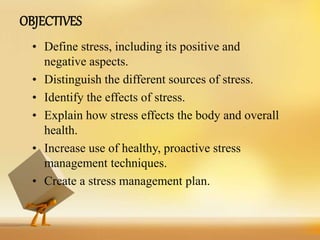 Stress management | PPTX