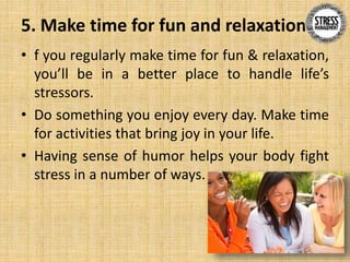 Stress management | PPTX