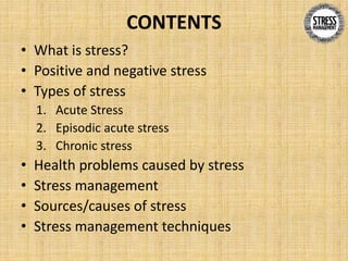 Stress management | PPT