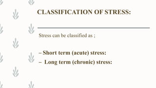 Stress management | PPTX