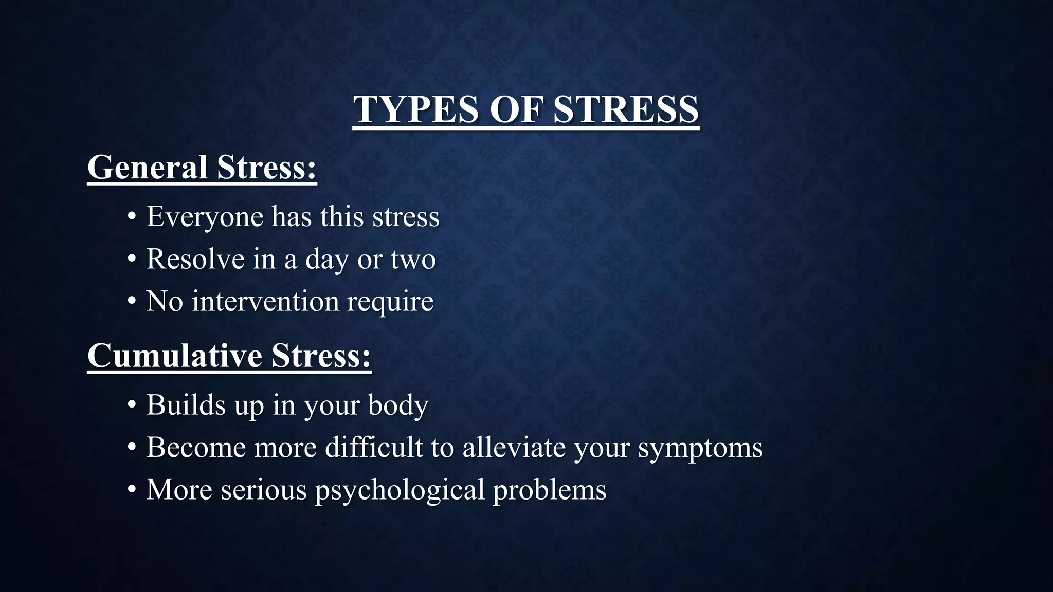 Stress management, Different practices to manage stress | PPTX | Mental ...