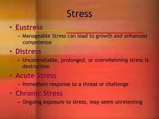 Stress management | PPTX