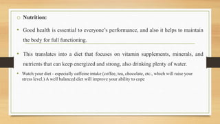 Stress management | PPTX