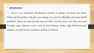 Stress management | PPT