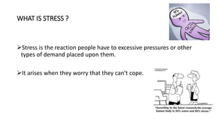 Stress Management - Everyone knows what stress is, but no one really ...